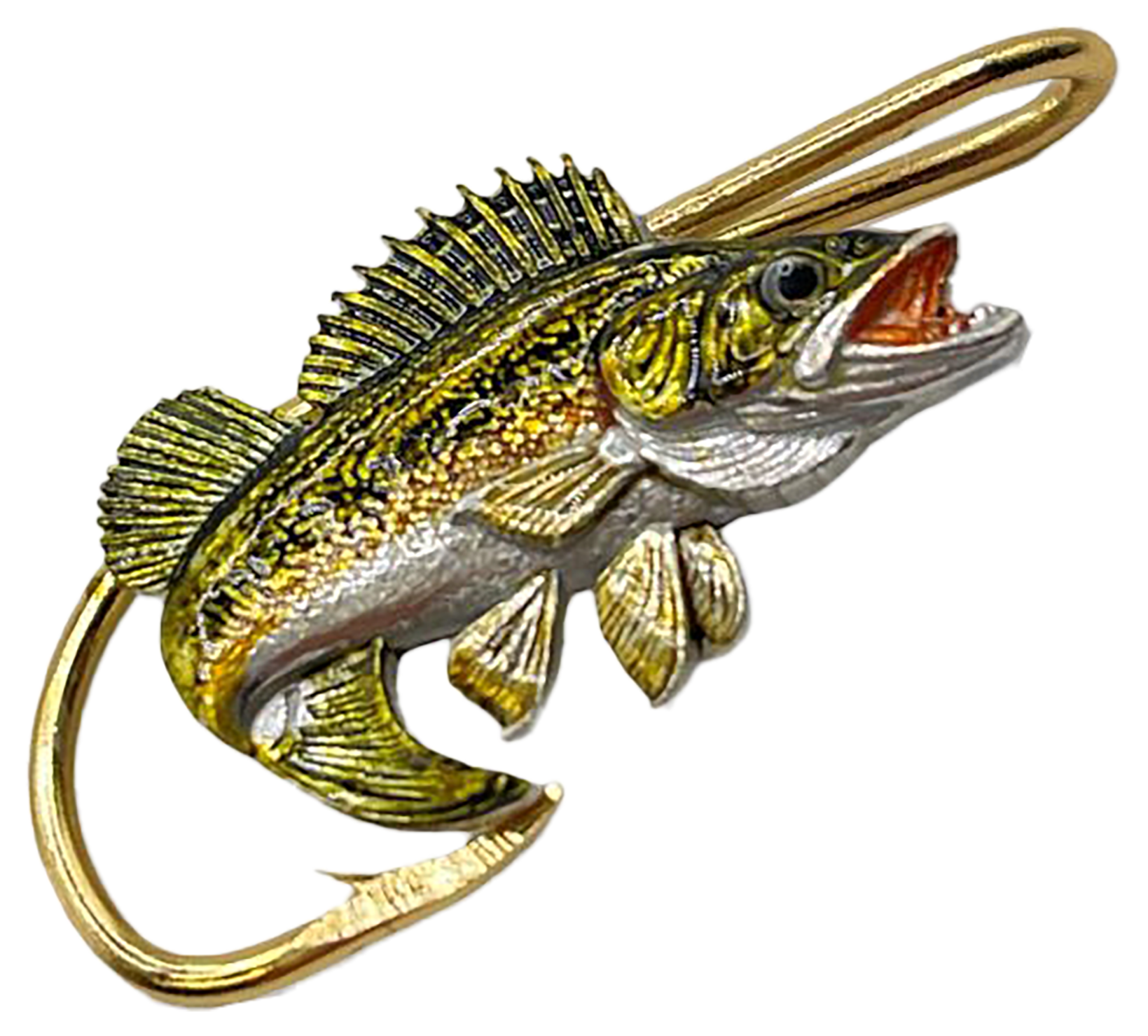 Hookits Walleye Fishing Hook Hat Pin Clip | Bass Pro Shops